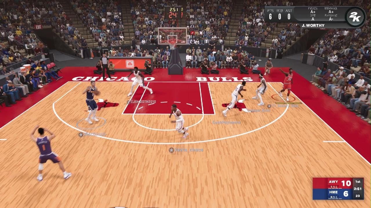 NBA 2K23 Online Player Control James Worthy with 70 PTS!!! He can do ...