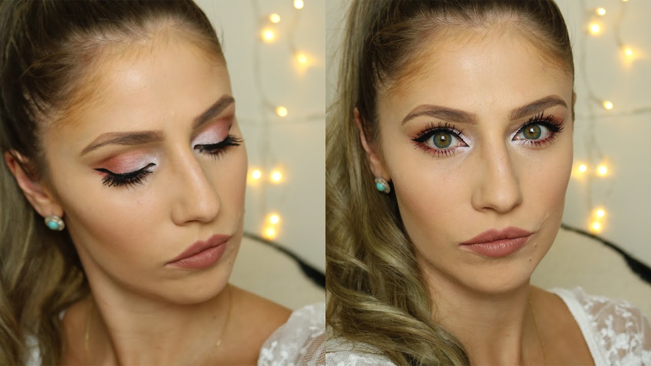 TUTORIAL |Maquiagem rosa fácil e delicada by Day Zolet - YouTube