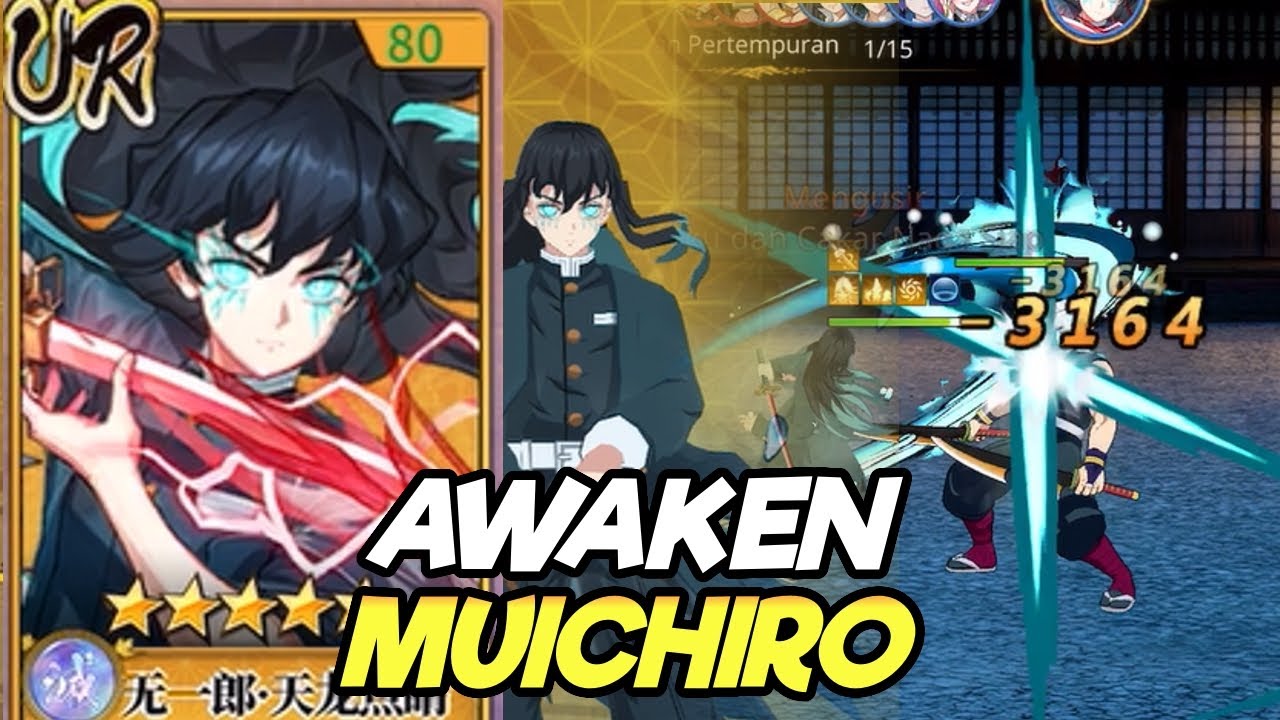 AWAKEN MUICHIRO UR! MODELNYA KEREN! - Demon Slayer (x7games) - YouTube
