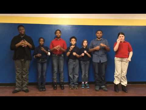 Teach yourself to sign the Pledge of Allegiance with the help of Flint elementary students