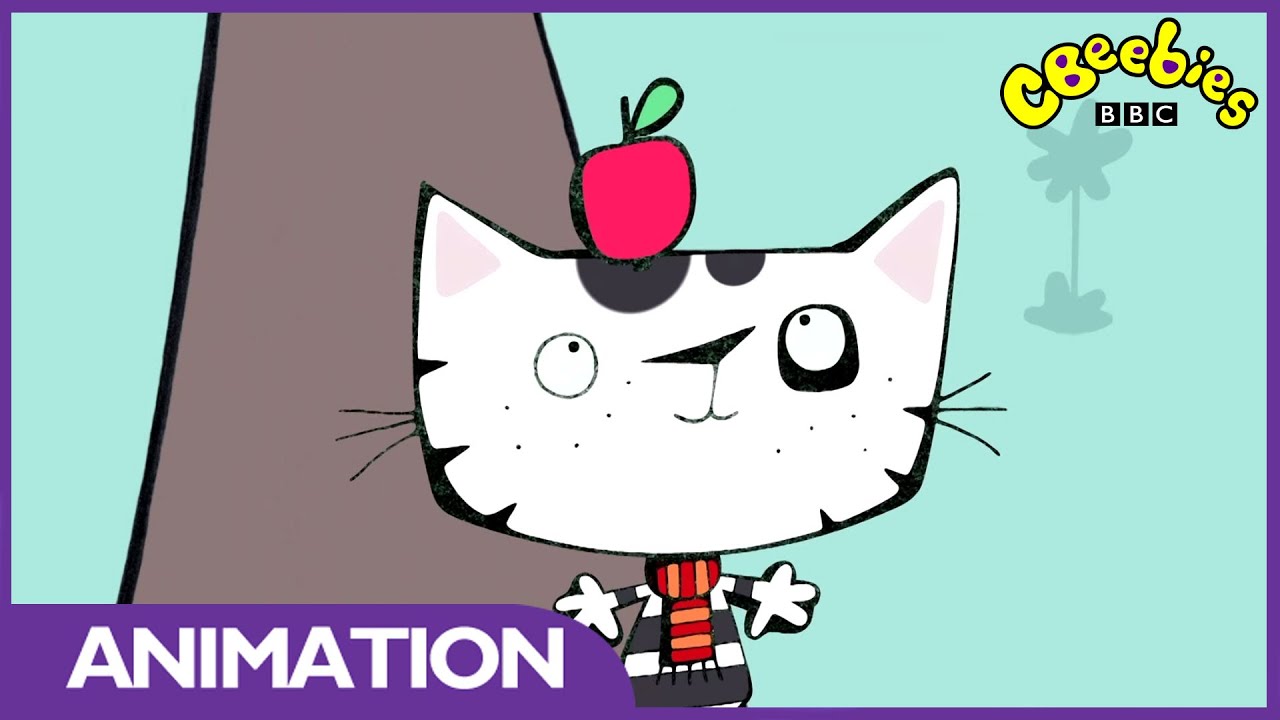 CBeebies: Wussywat The Clumsy Cat - Catching Apples - YouTube