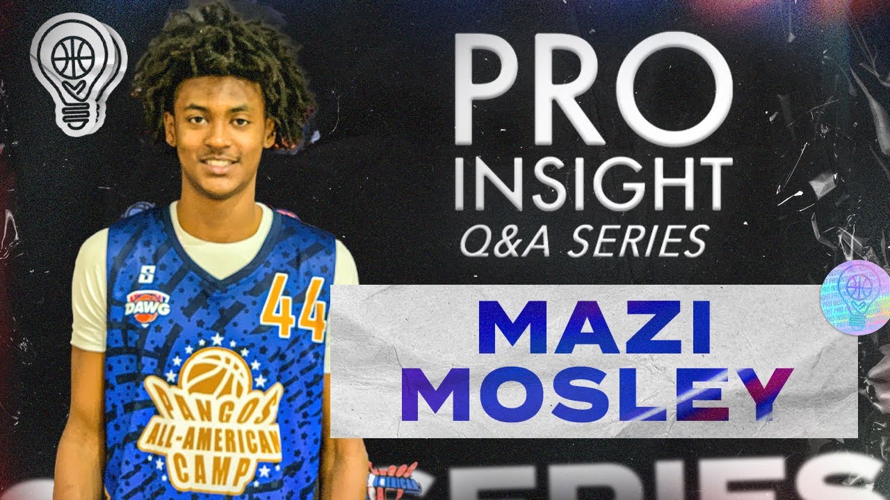 Mazi Mosley Interview | Pangos All-American Camp | 6.4.24 - YouTube