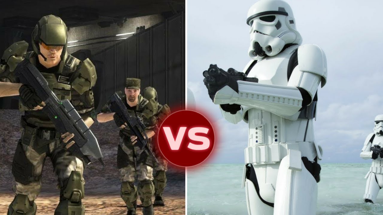 UNSC Marine Squad vs Imperial Stormtrooper Squad - Who Would Win | Halo ...