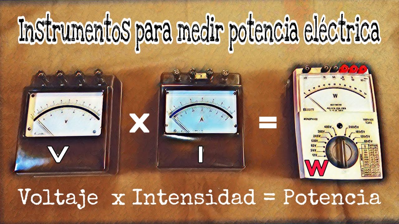 CÓMO MEDIR LA POTENCIA ELÉCTRICA | UTILIZACIÓN DE VATÍMETROS - YouTube