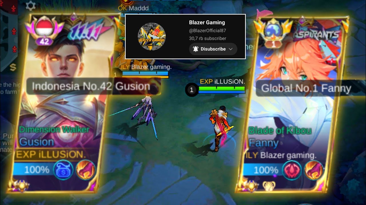 I MET TOP GLOBAL 1 FANNY IN RANKED GAME!! - MLBB - YouTube