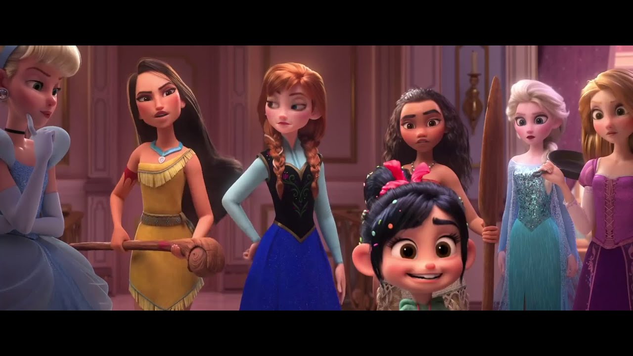 The Disney Princesses Own 'Ralph Breaks the Internet' - YouTube