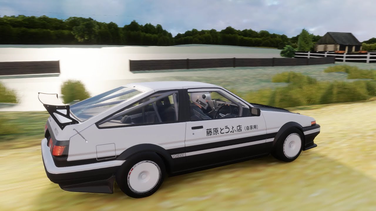 Initial D AE86 but its rally instead - YouTube