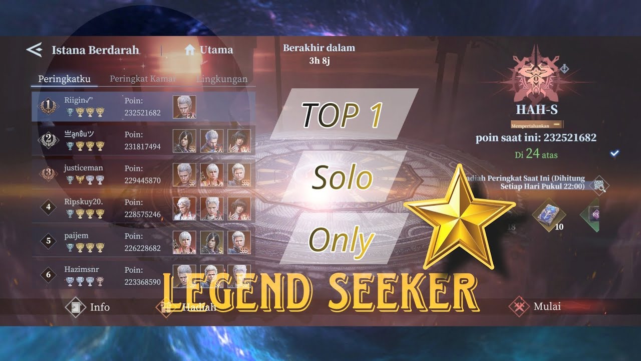 LEGEND SEEKER [EX] SOLO ONLY! || Istana berdarah || Devil May Cry: Peak ...