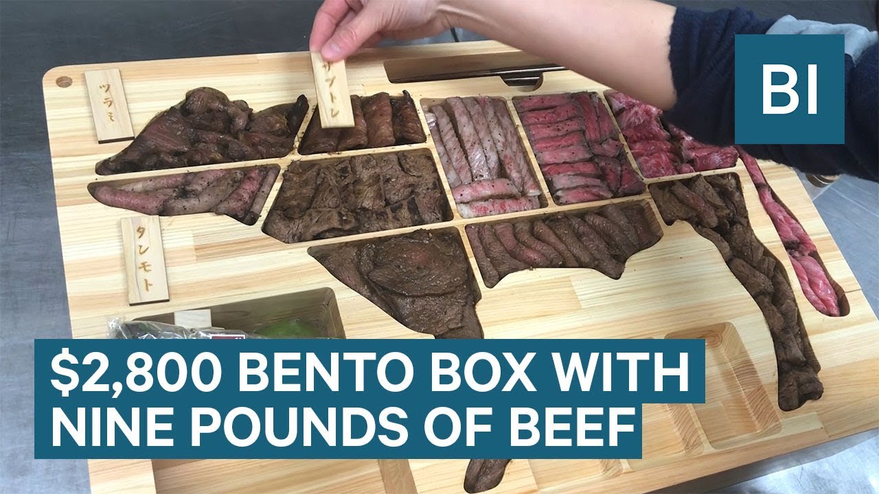 This $2,800 Bento Box Contains Nine Pounds Of Wagyu Beef - YouTube