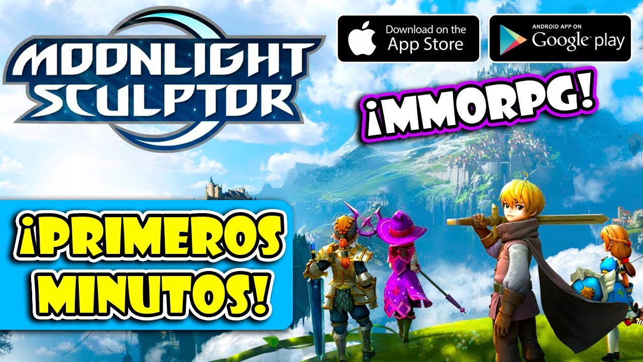 ¡PRIMEROS MINUTOS! 🍂 "MOONLIGHT SCULPTOR" 💥 GAMEPLAY MMORPG (iOS ...