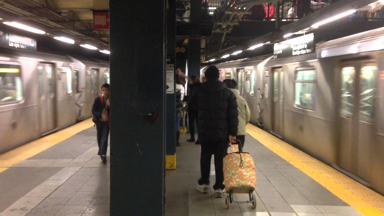 MTA NYCT IRT Lexington Avenue Line Action at 14th Street-Union Sq P.1 ...