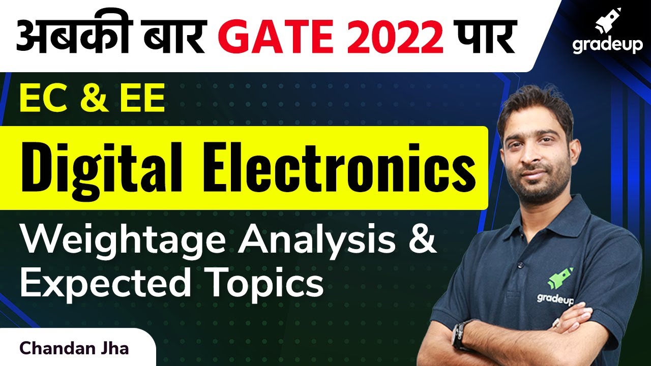 GATE 2022🔥 | ECE & EE | Digital Electronics | Weightage Analysis ...