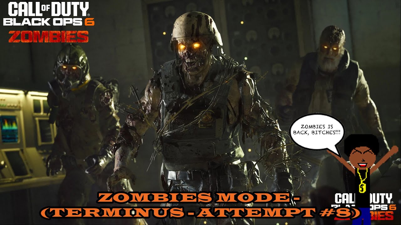 Call of Duty: Black Ops 6 - Zombies Mode (Terminus - Attempt #8) - YouTube