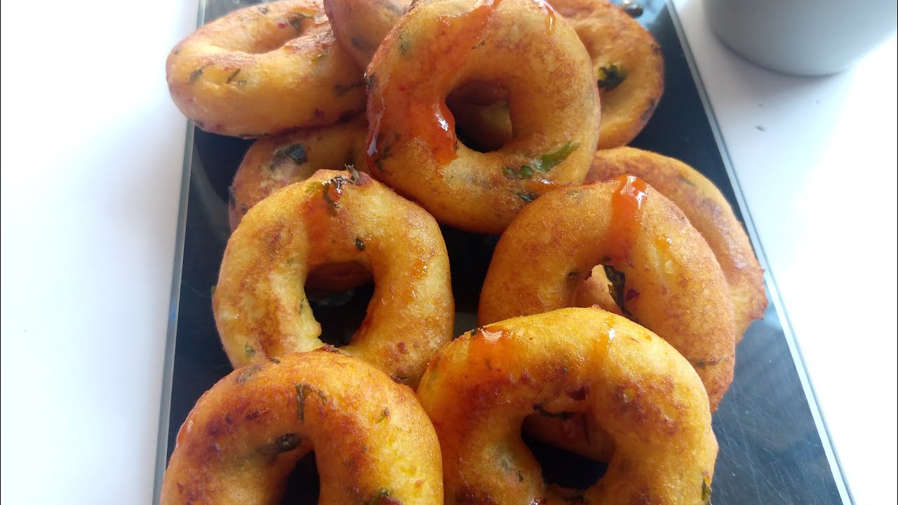 Crispy garlic potatoes ring || potato snacks - YouTube