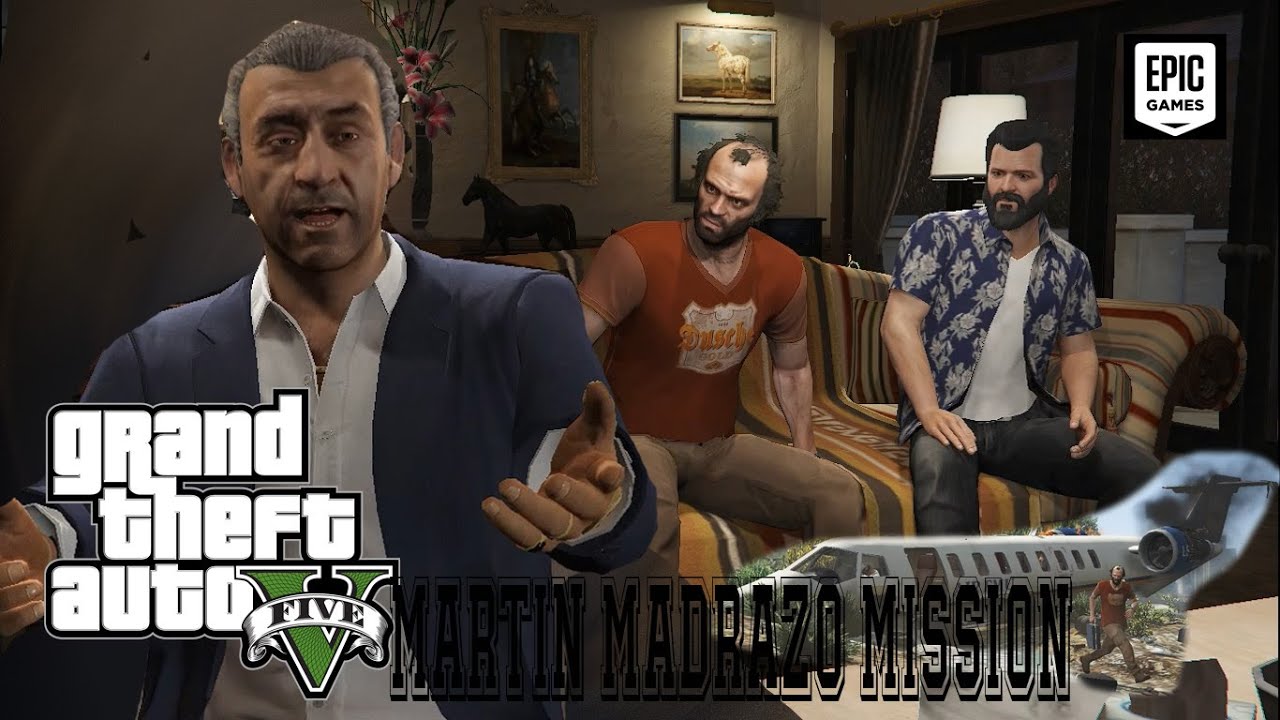 Grand Theft Auto V - Martin Madrazo Mission - YouTube