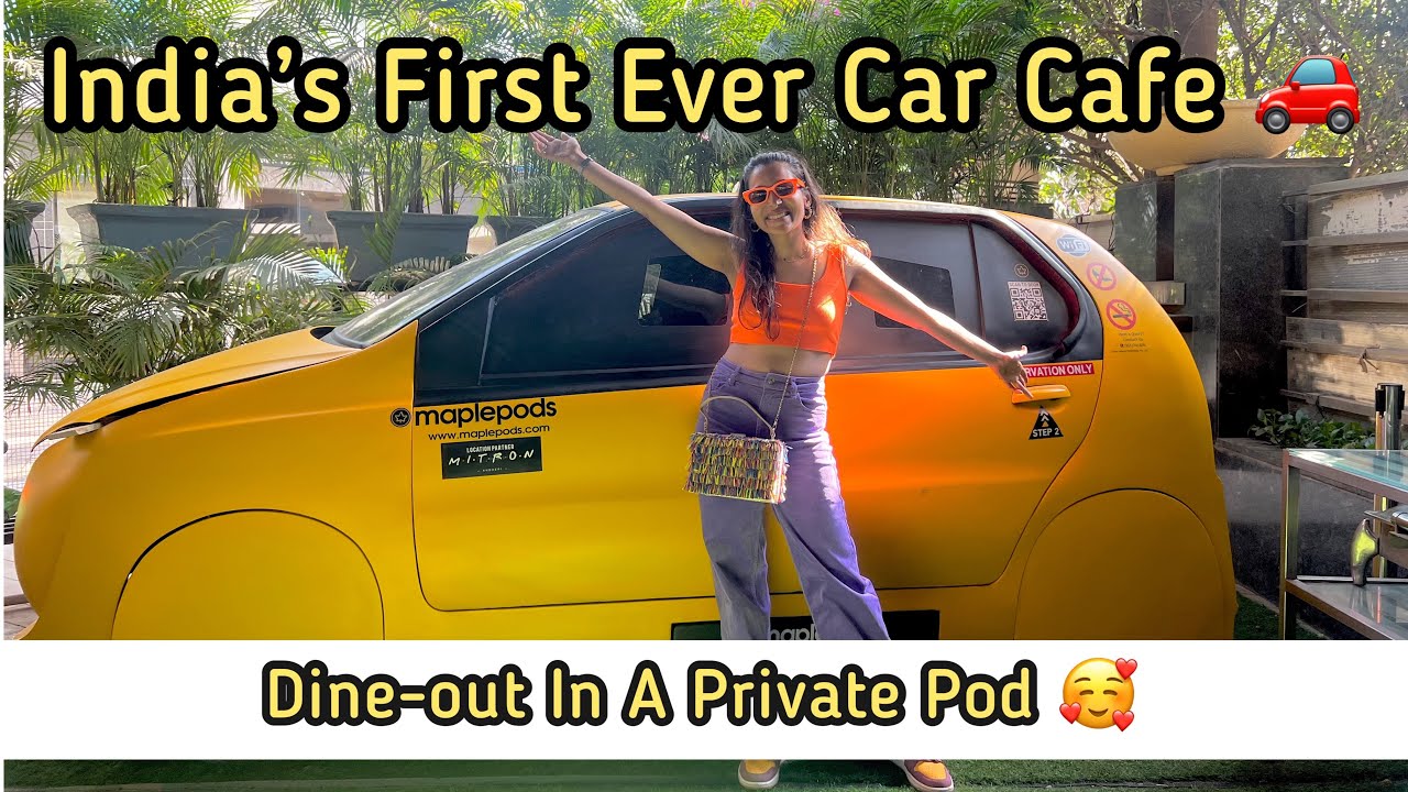 India's First Ever Car Cafe | Maple Pods | Honest Review | Private ...