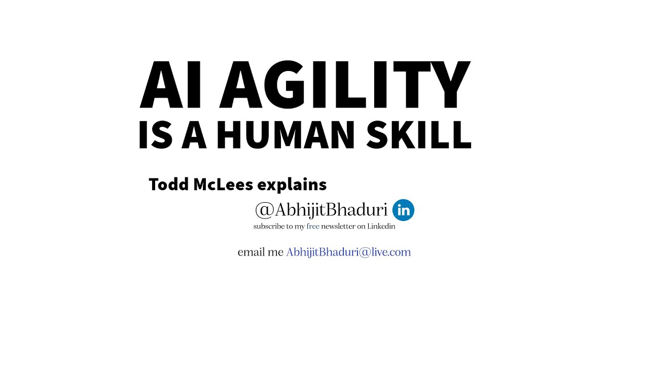 AI Agility is a human skill - here's how you have to build it - YouTube