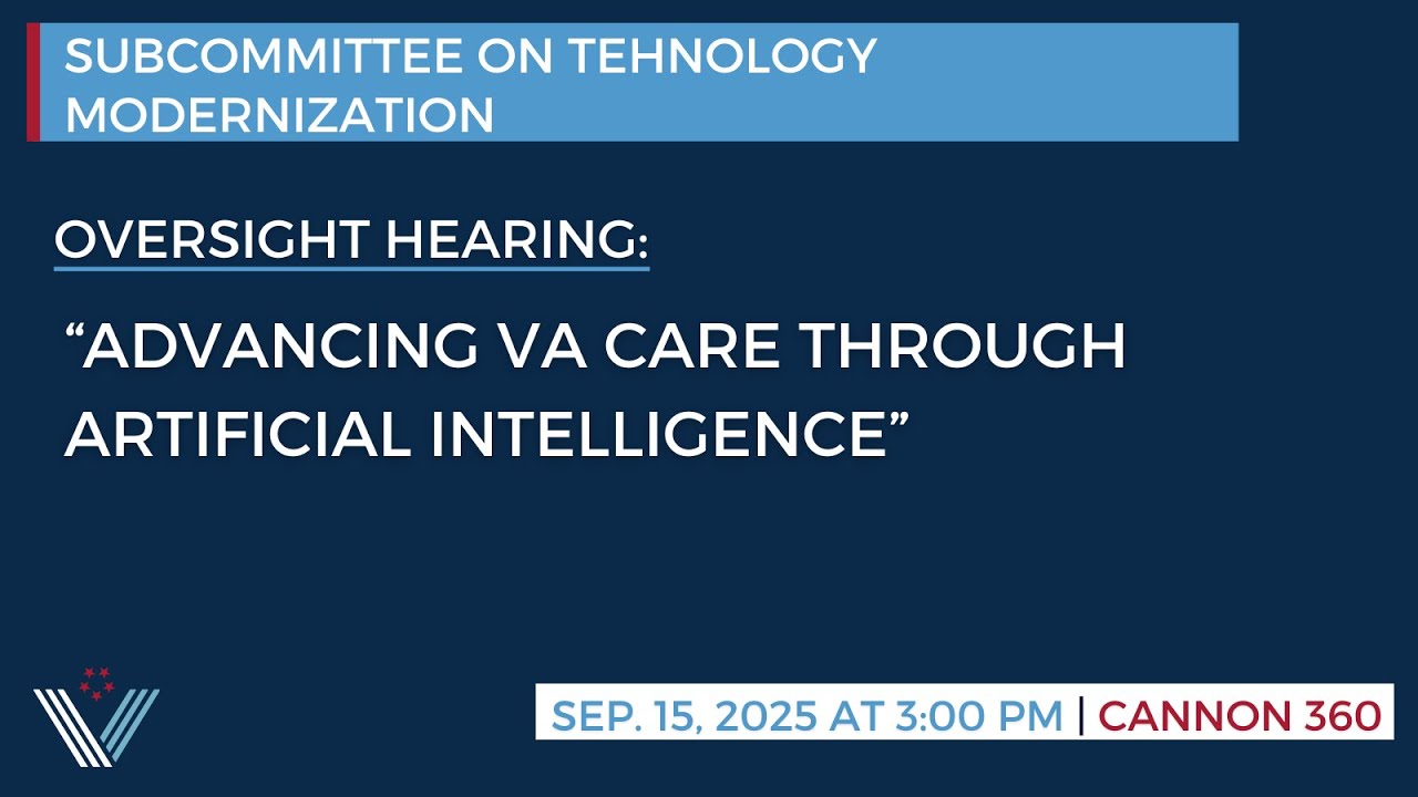"Advancing VA Care Through Artificial Intelligence" - YouTube