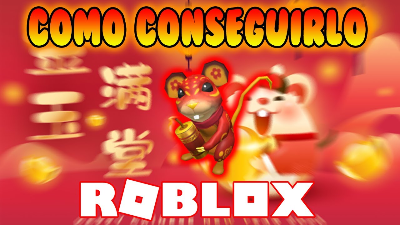 ⭐ Objetos Gratis Roblox: Como (Conseguir El Ratón) 🐁 Del *Año Nuevo Del ...