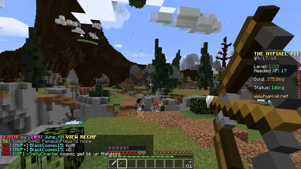 Hypixel pit funny moments [Minecraft] - YouTube