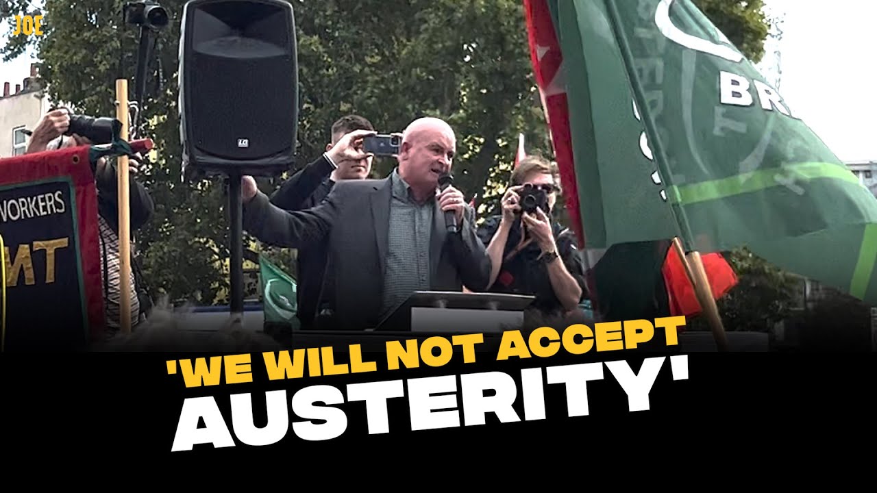 Mick Lynch's explosive speech to 10,000 at Enough is Enough rally - YouTube