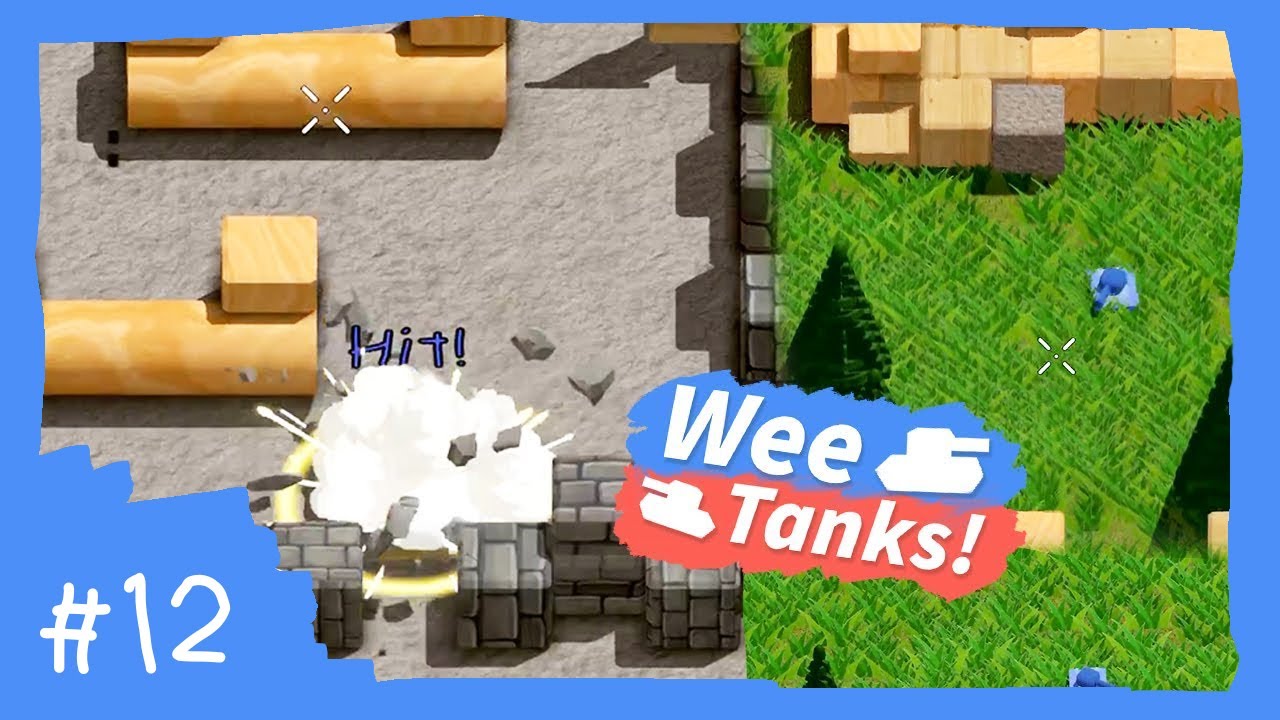 Wee Tanks! #12 - Grass, trees and castles! NEW survival maps. - YouTube