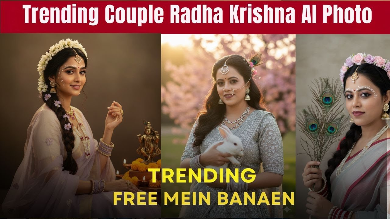 AI Radha Krishna Style Photo Editing Prompts | Google Gemini Viral ...