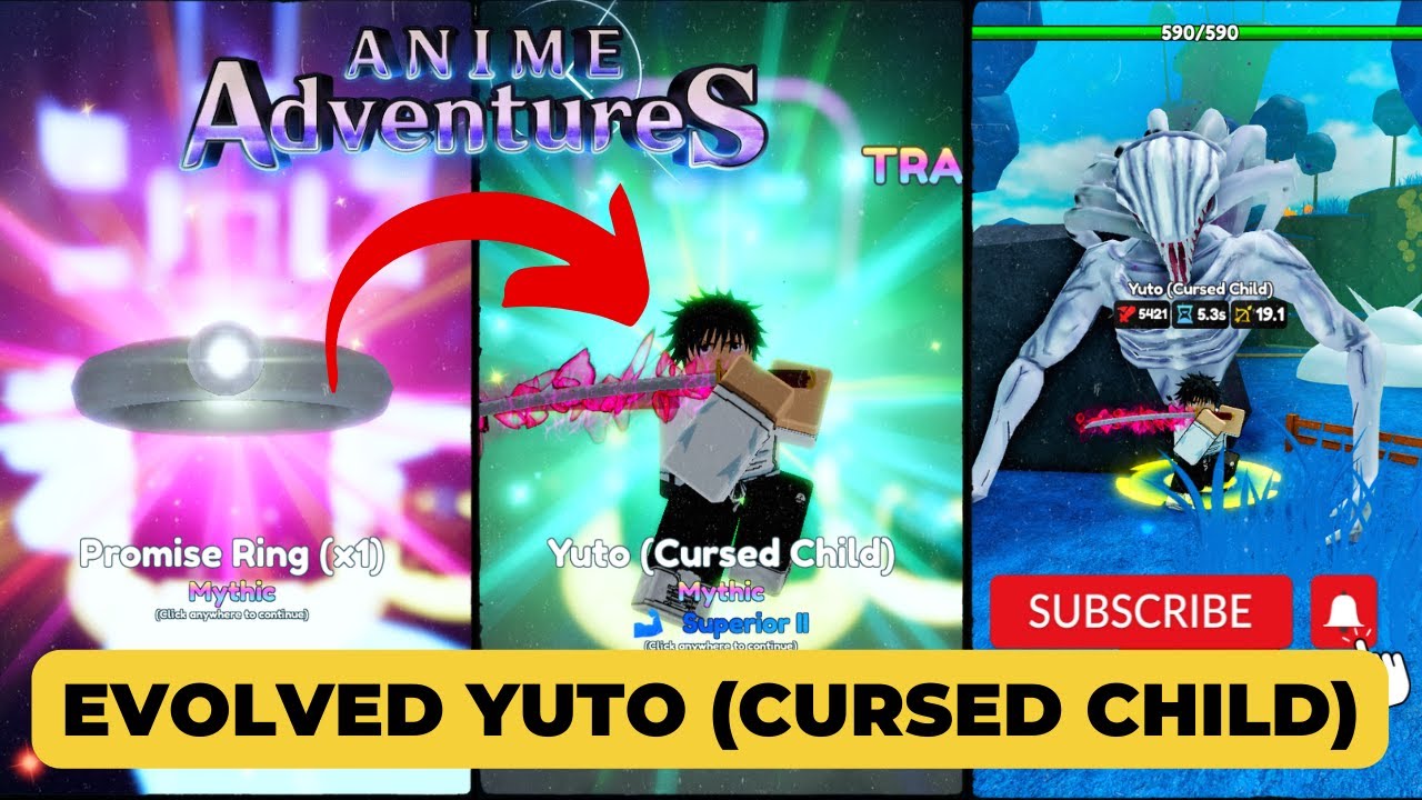 FINALLY EVOLVED YUTO (CURSED CHILD) SHOWCASE *INSANE DAMAGE & RANGE ...