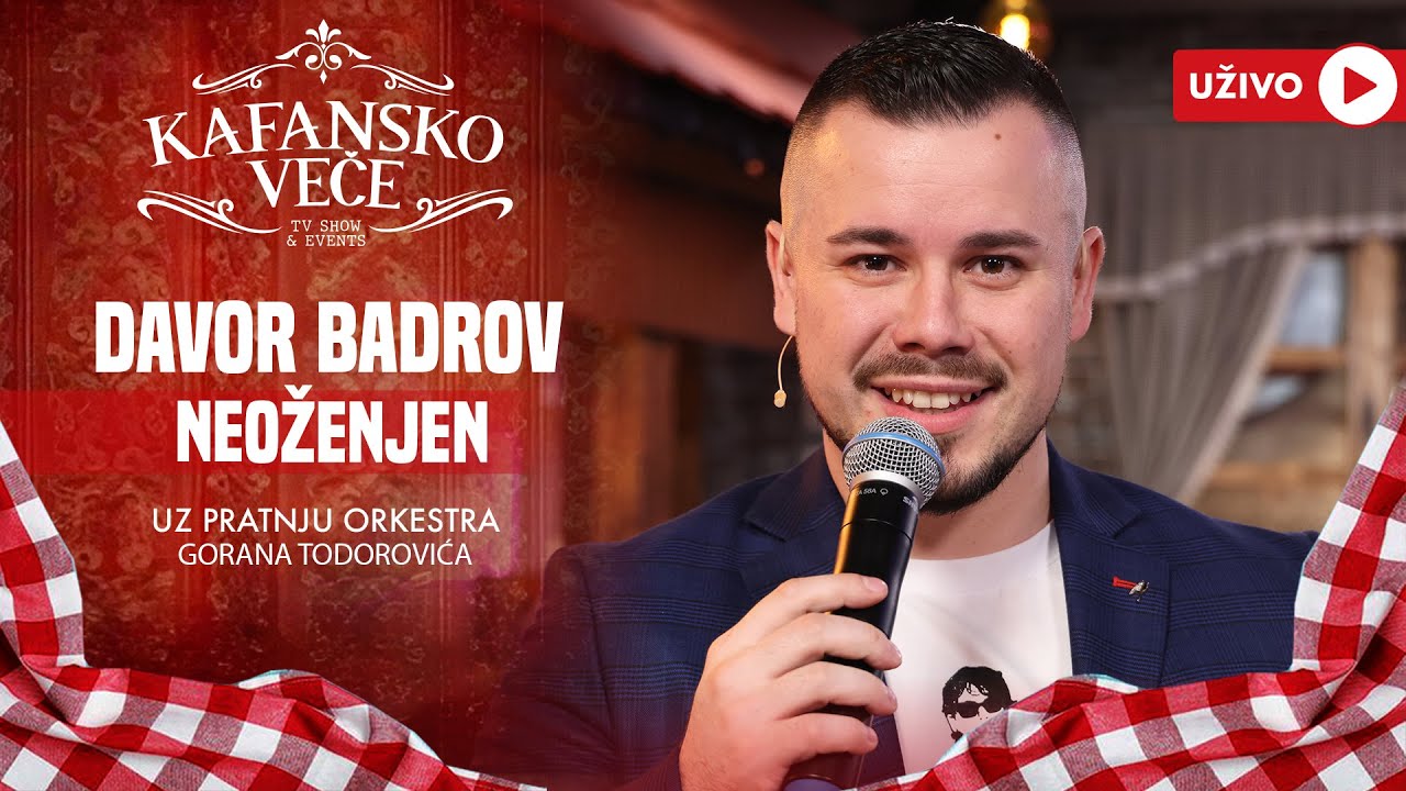 DAVOR BADROV - NEOZENJEN | UZIVO | (ORK.GORAN TODOROVIC) | 2024 ...
