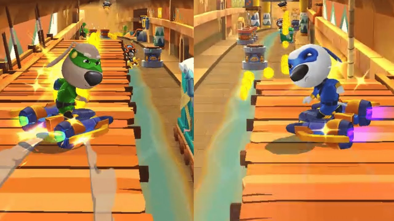Tom hero Dash: Ben hero VS Hank hero inside WATER TUNNEL ...