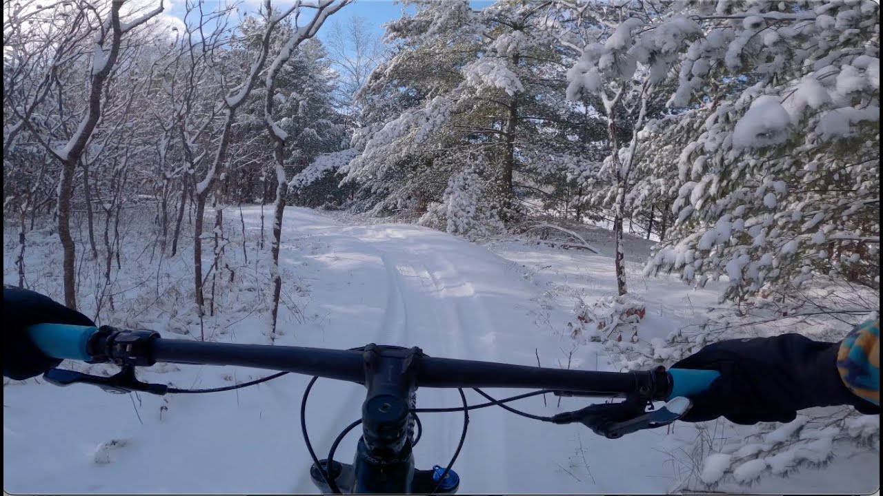 Winter Wonderland at Cuyuna Country SRA, Minnesota | Mountain Biking ...