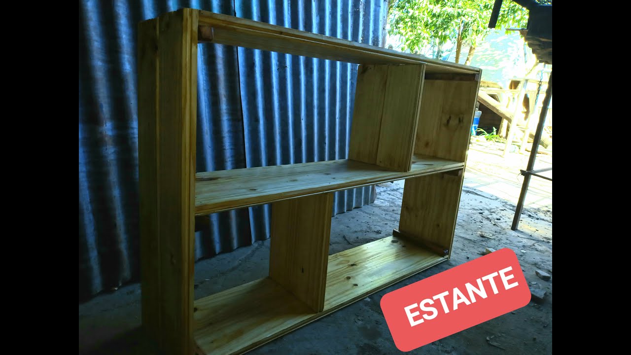 ARMADO DE ESTANTE CON MACHIMBRE , MUY FACIL - YouTube