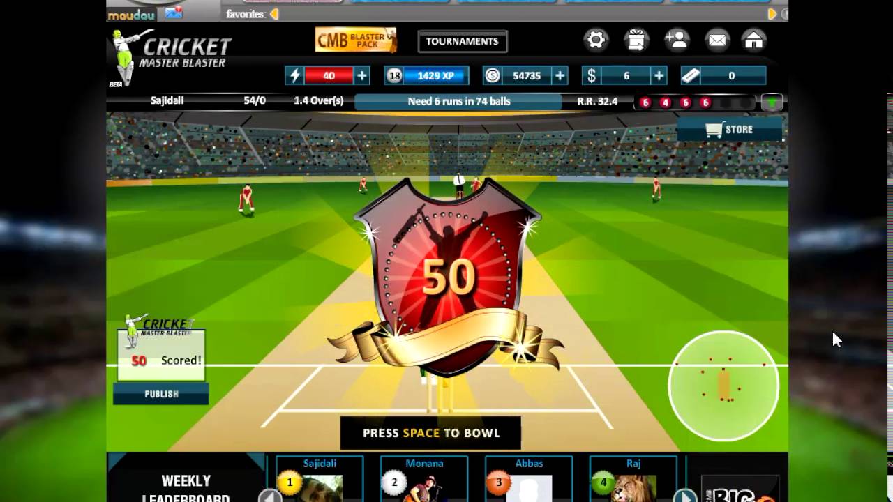 cricket master blaster - YouTube