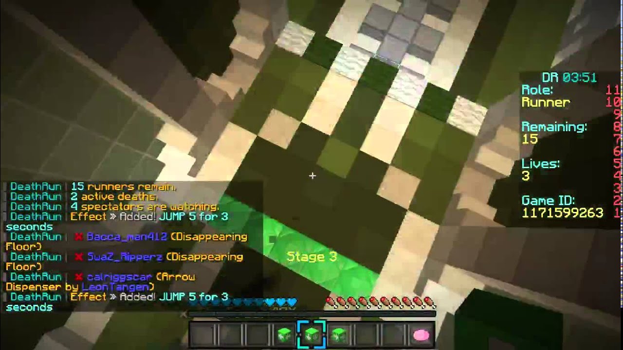 Minecraft the hive Death run Minigame - YouTube