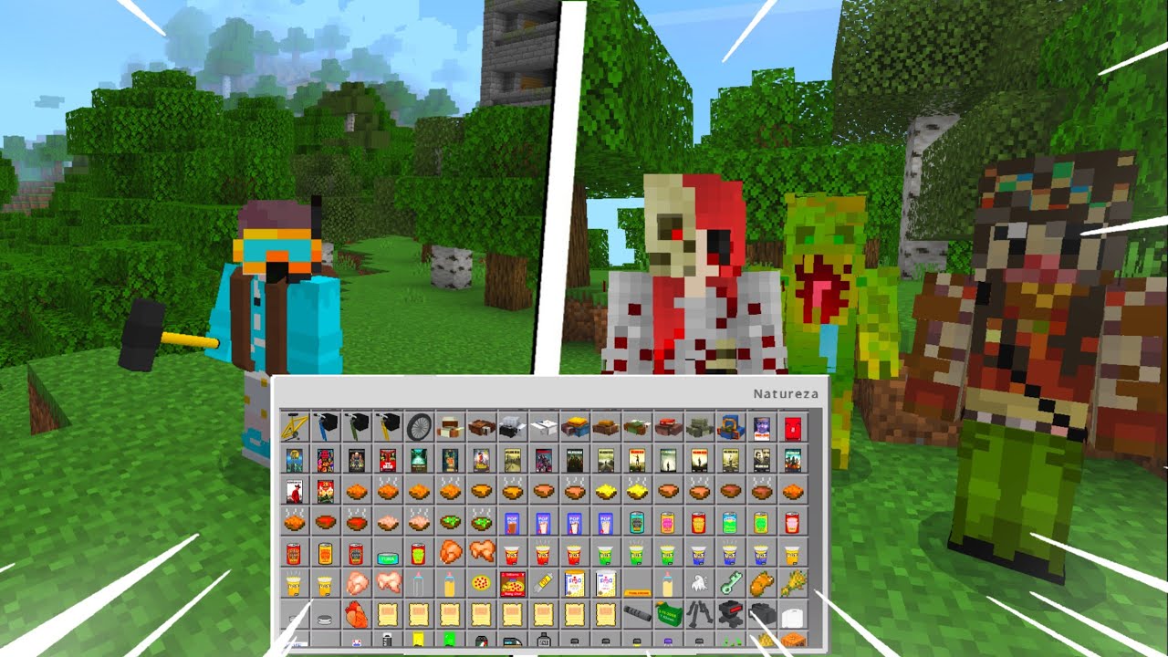 Atualização Addon Mod De Apocalipse Zumbi Pra Minecraft Pe 1 19