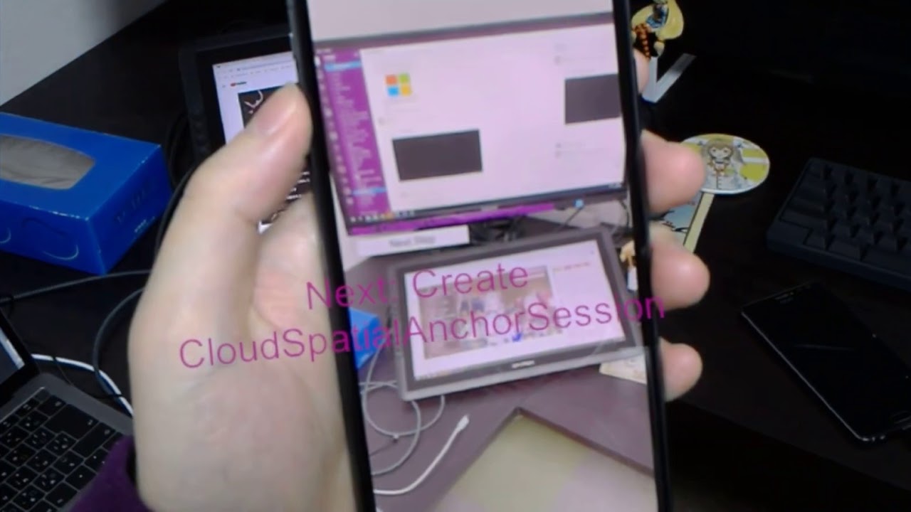 Azure spatial Anchor HoloLens - YouTube