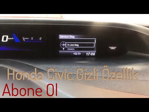 Honda Civic Gizli Özellikler!!!#gizli #özellik #hondacivic #civic #menu #hidden #feature #car #fypシ 