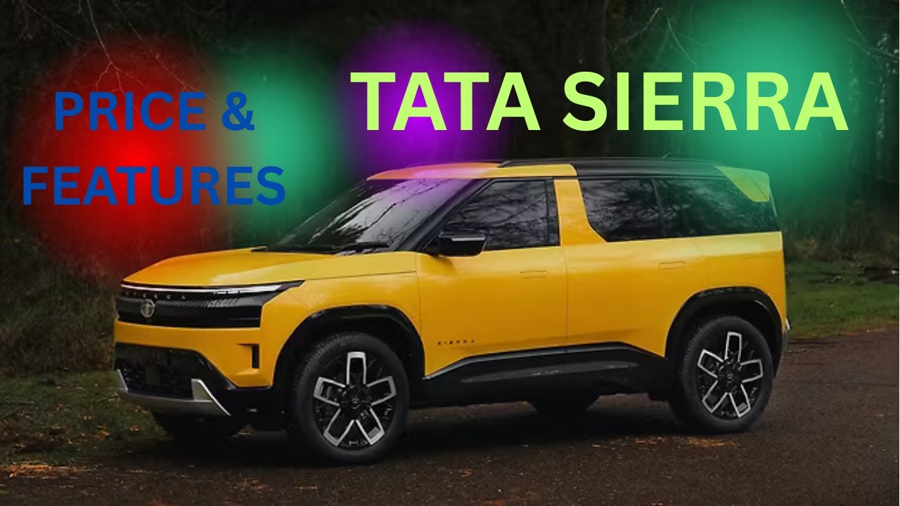 TATA Sierra 2025 launch Date and Price | Features, Variants and Other ...