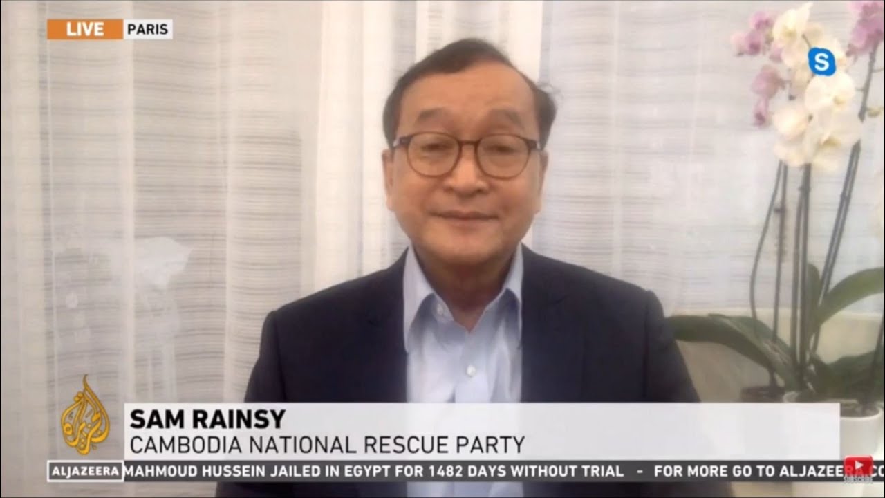 Sam Rainsy interview in English with AlJazeera Television on January 14 ...