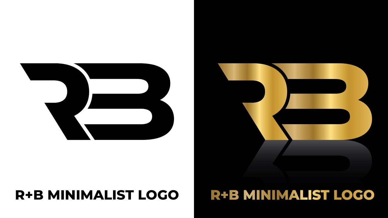Making R+B Logo Using Adobe Illustrator by Graphics Studio | Tutorial ...