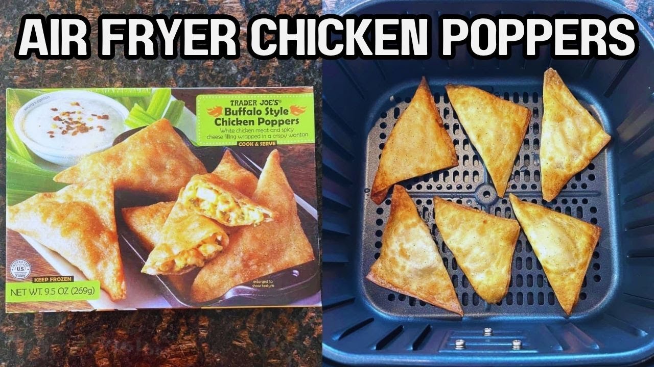 Air Fryer Chicken Poppers 🔥 CRISPY in 8 Minutes! Easy Frozen Snack or ...