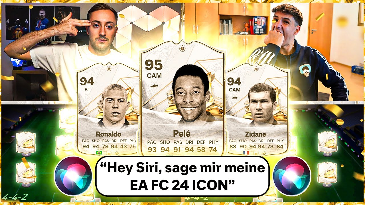 SIRI ENTSCHEIDET UNSER RANDOM ICON SQUAD BUILDER BATTLE 🤖🔥 - YouTube