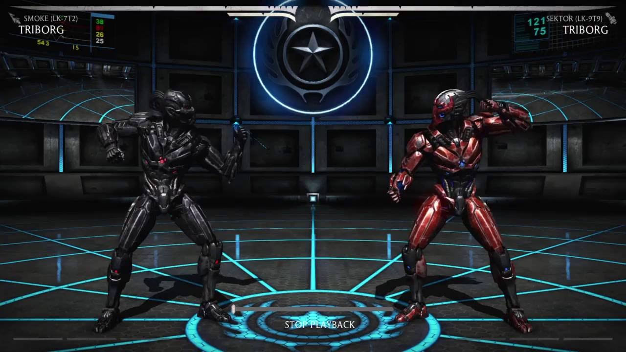 MKX - Triborg (Smoke) Basic Combos & Set-ups - YouTube