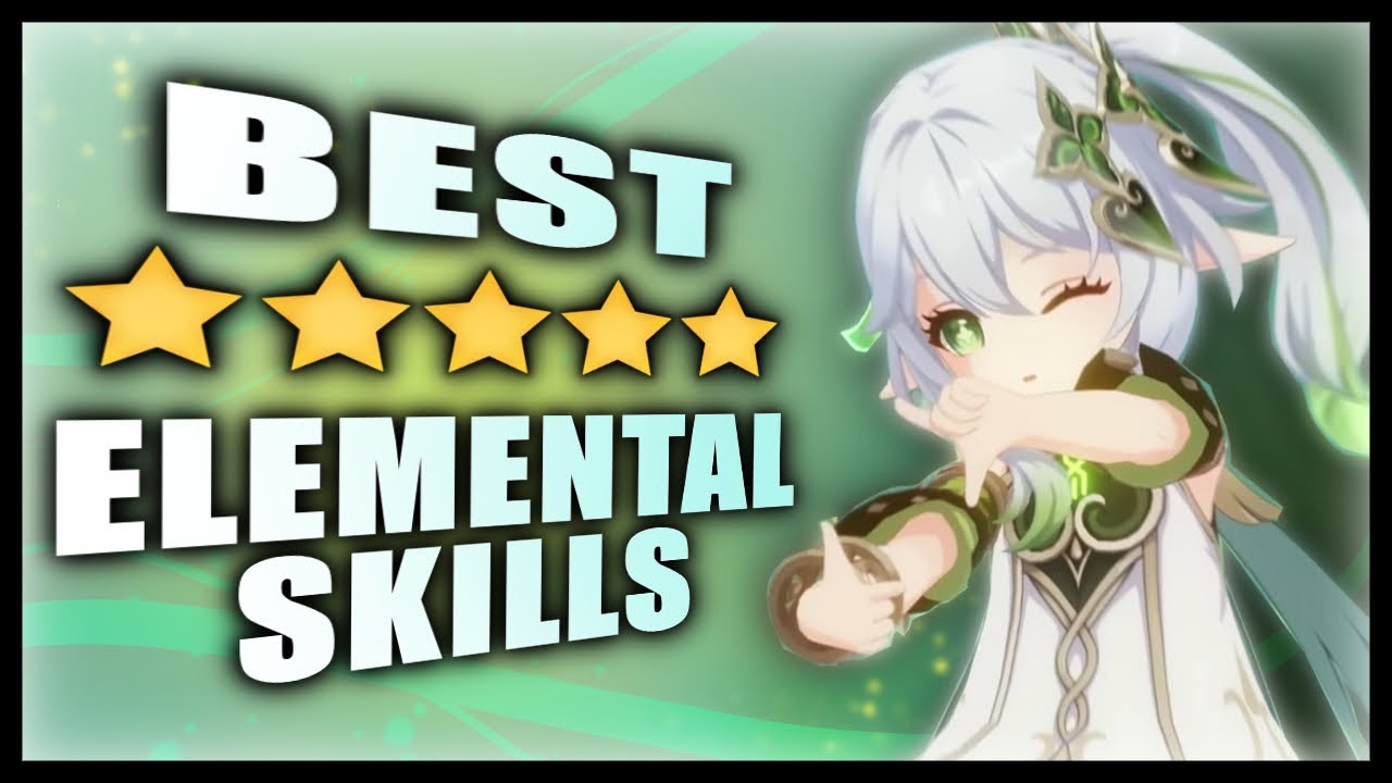 10 Of The Best 5 Star Elemental Skills In Genshin impact - YouTube