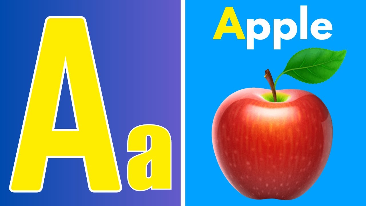 A for Apple, Abc Song Nursery Rhymes, Abc Phonics Song, Abc Song ...