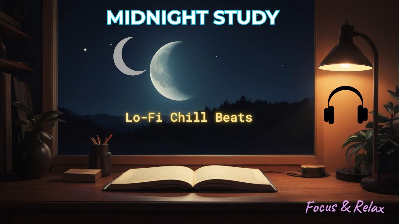 Midnight Study Session Lo-Fi 🌙 Chill Beats to Focus & Relax (Ambient Vibes) - YouTube