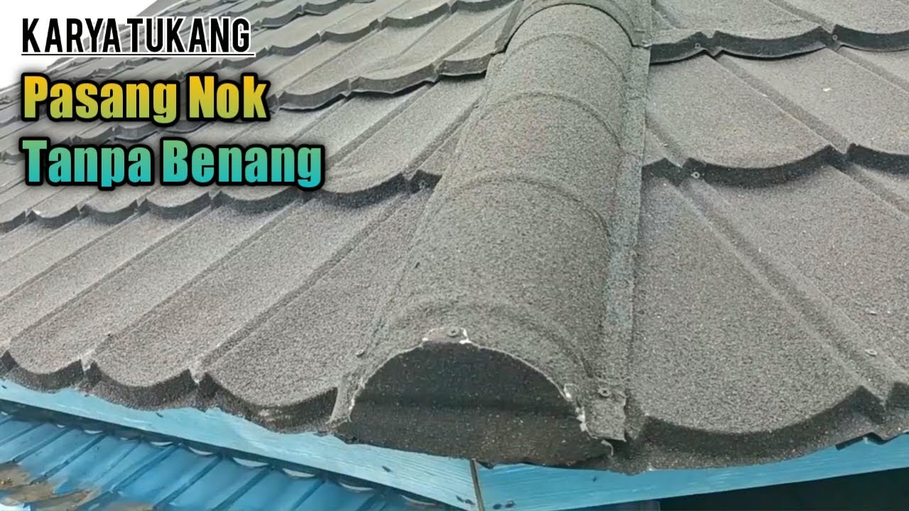 Cara Memasang Nok Genteng Pasir / Kerpus / Wuwung - YouTube