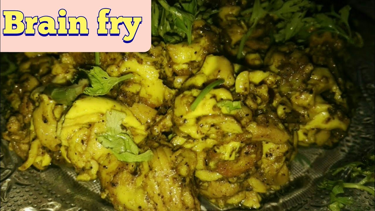 Beef brain| ബീഫ് തലച്ചോർ ഫ്രൈ |Brain fry | Brain cleaning - YouTube