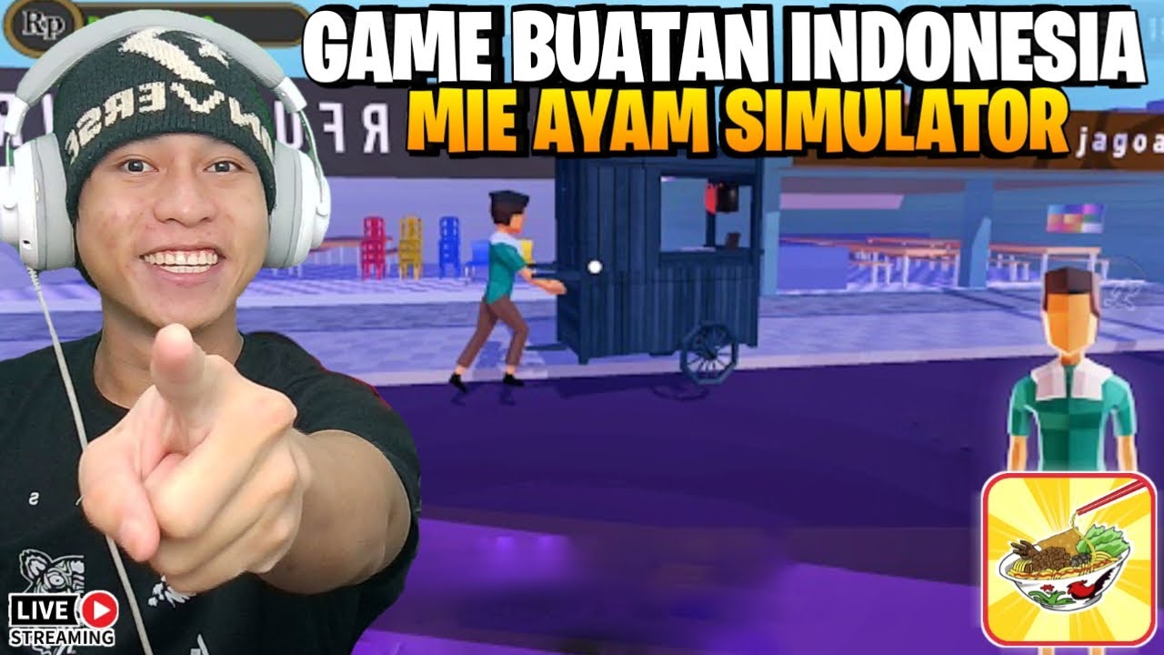 Game buatan indonesia mie ayam simulator.? - gameplay mie ayam ...