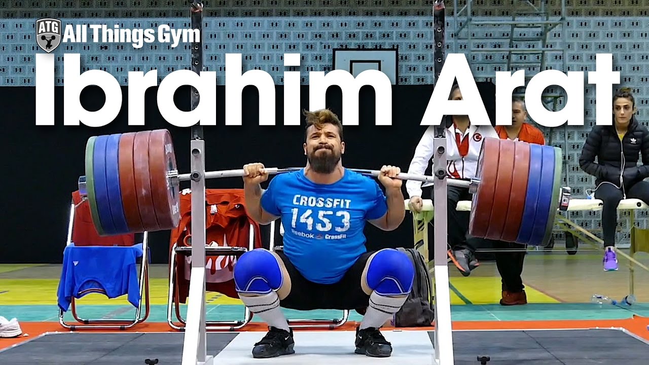 Ibrahim Arat (94kg, Turkey) 275kg Squat 2017 European Weightlifting ...